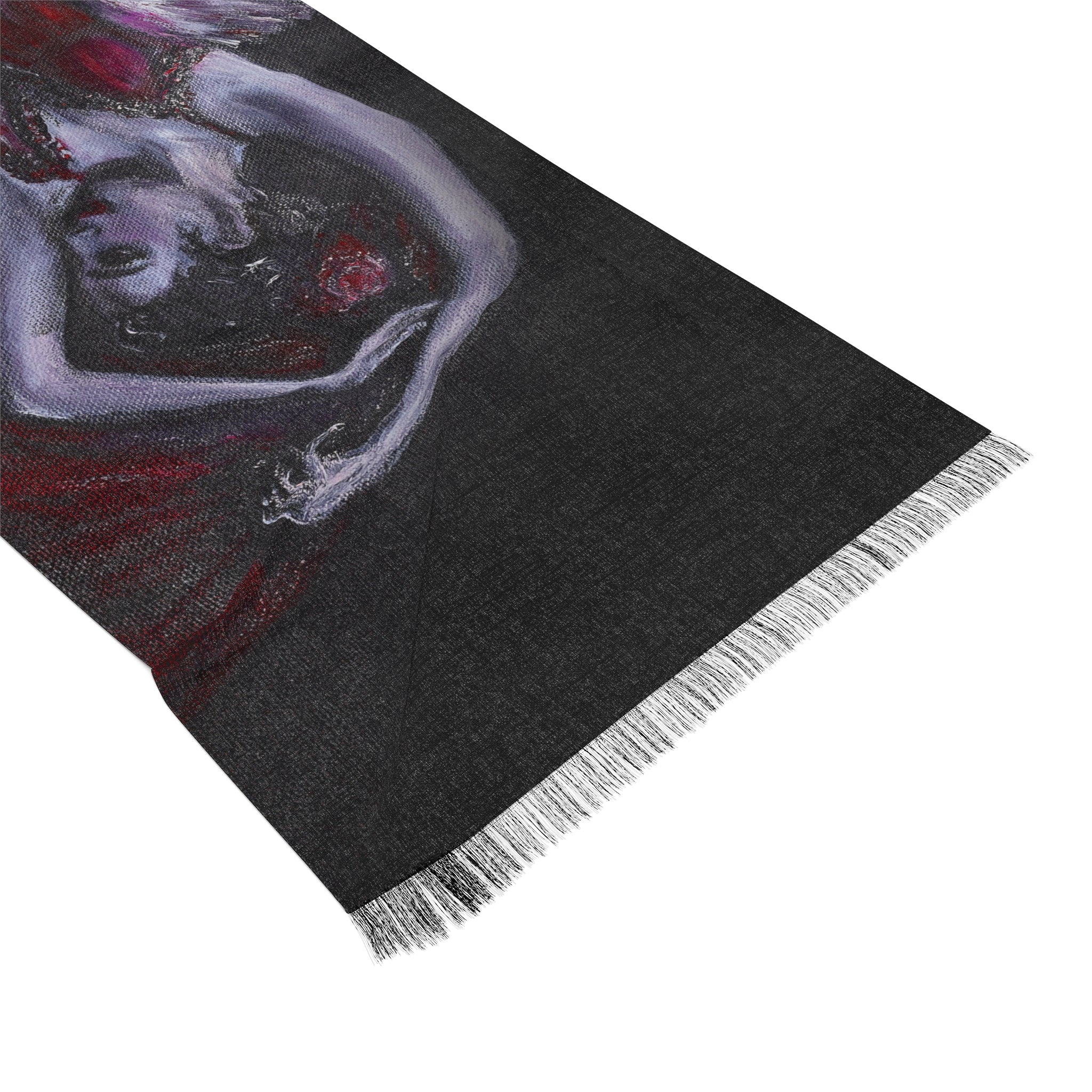 Ballerina Art Scarf | Dark Ballet Dance Wrap – ELIRYN ART